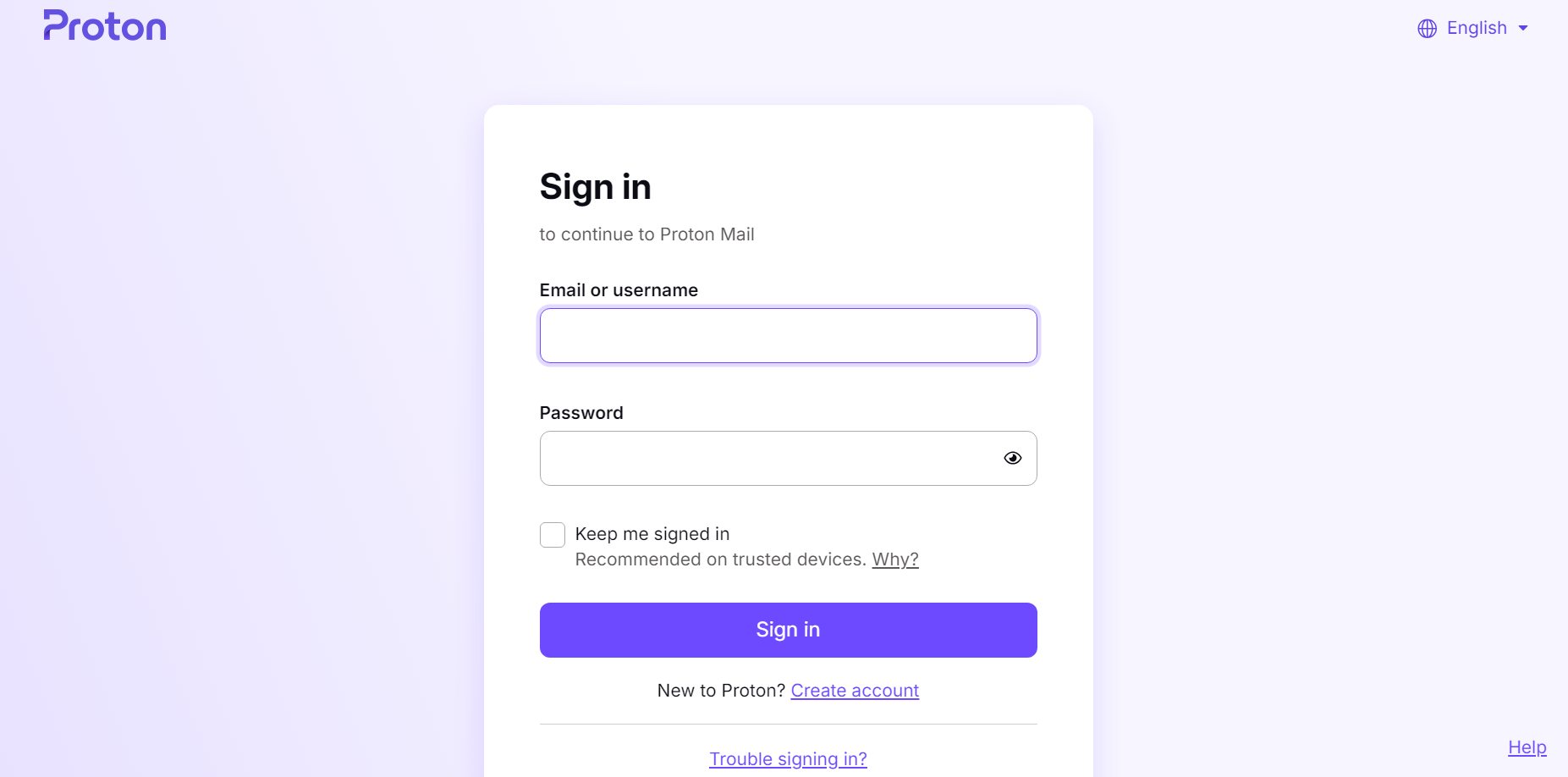 Recover ProtonMail Account